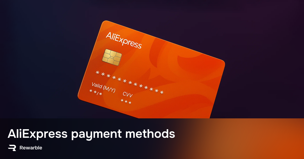 AliExpress payment methods | Gift card for AliExpress