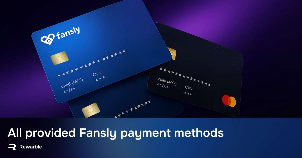 All provided Fansly payment methods