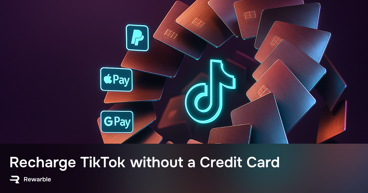 Cómo recargar monedas de TikTok sin tarjeta de crédito: PayPal y más